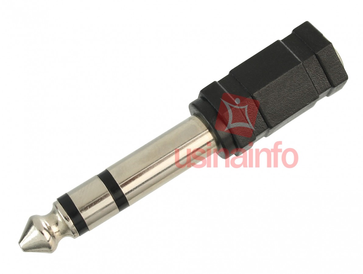 Conector P2 P10 / Plug P2 P10 Estéreo - Usinainfo