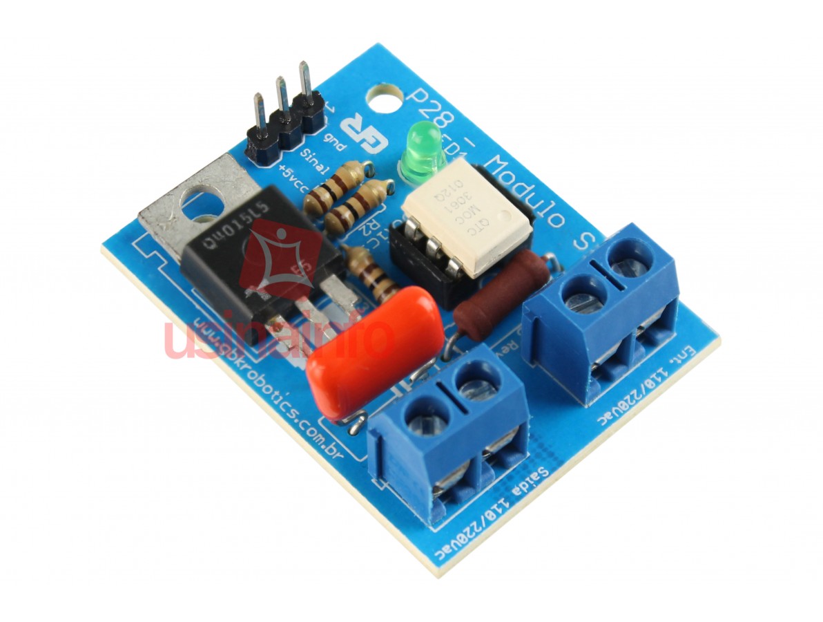 Comprar Módulo Dimmer Ssr Bivolt Para Arduino Usinainfo