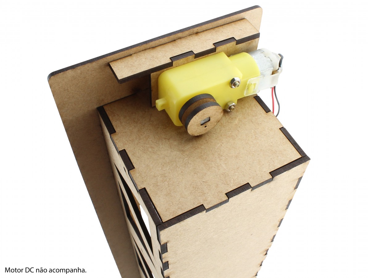 Estrutura em MDF para Elevador Arduino Altum + Manual de Montagem ...