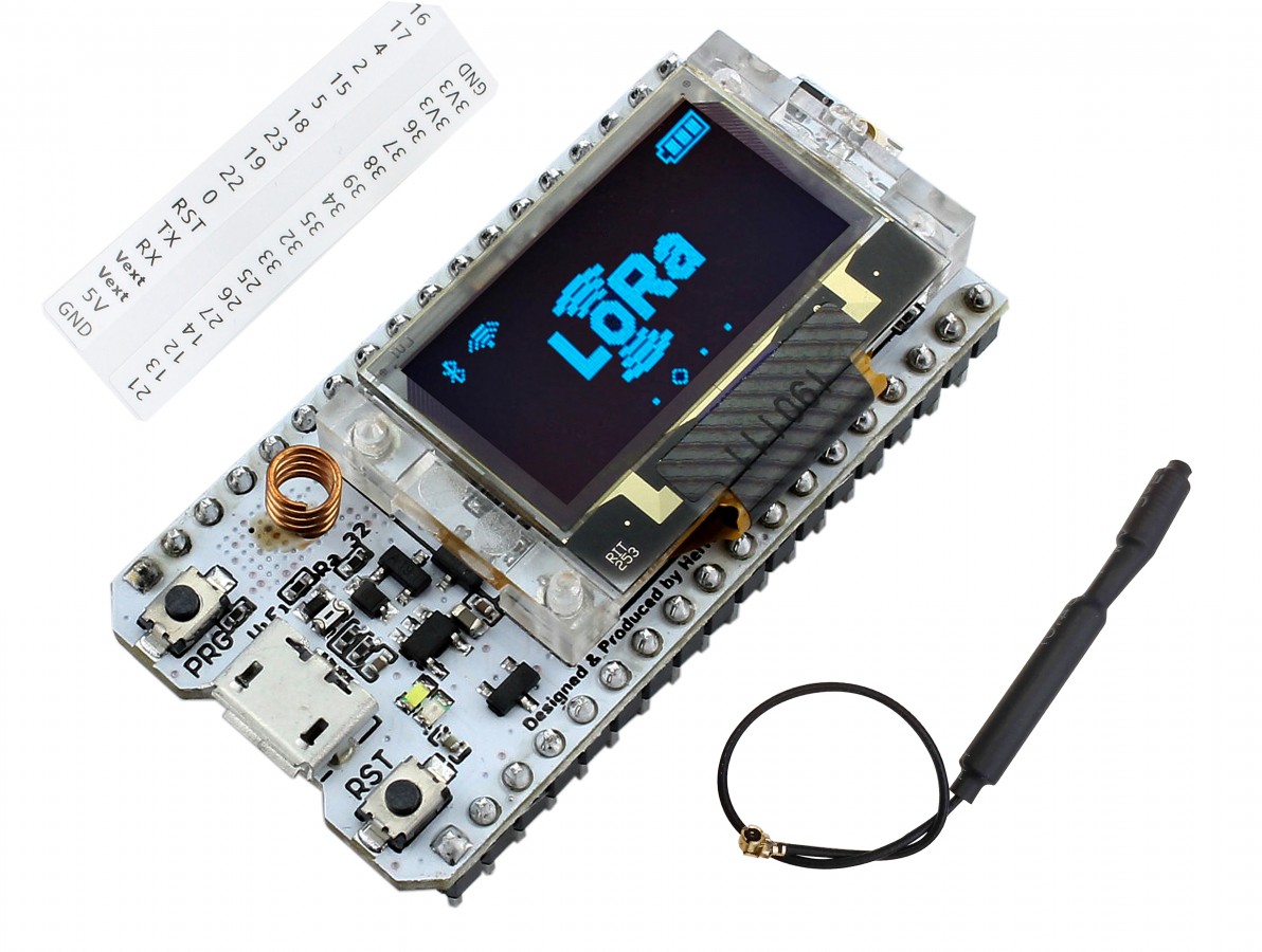 ESP32 LoRa WiFi SX1276 868/915MHZ com Tela OLED - UsinaInfo