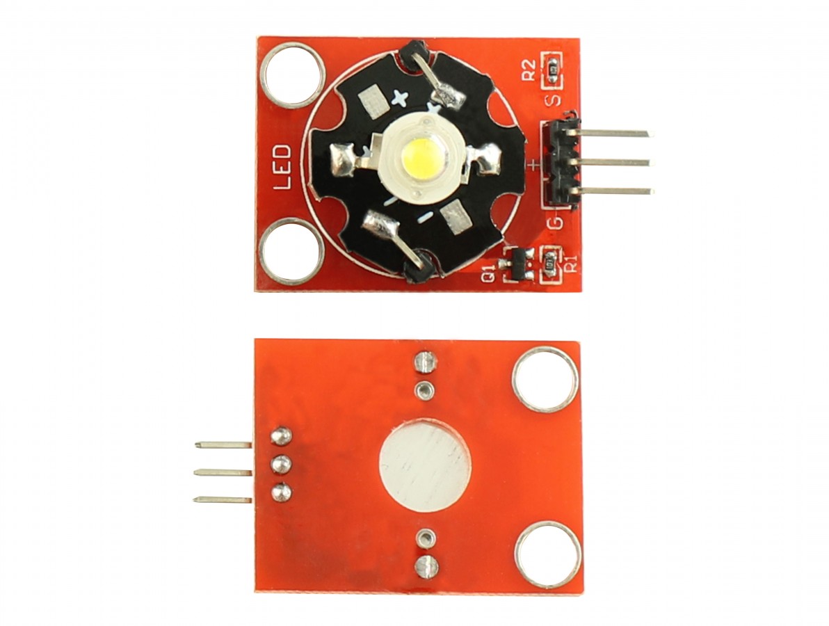 Módulo LED Branco de Alto Brilho 3W para Arduino - Usinainfo