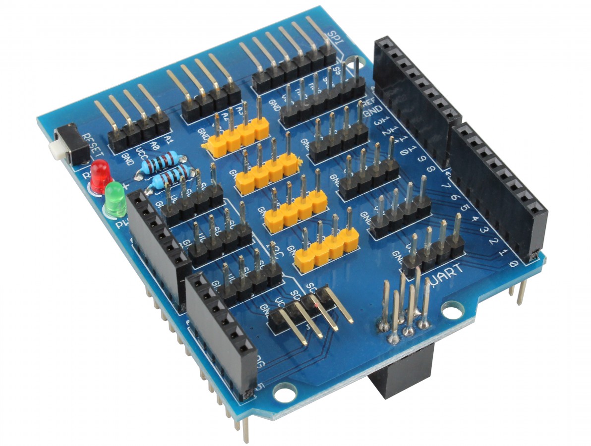 Base Shield Arduino / Expansor de Entradas e Saídas V1.1 - Usinainfo