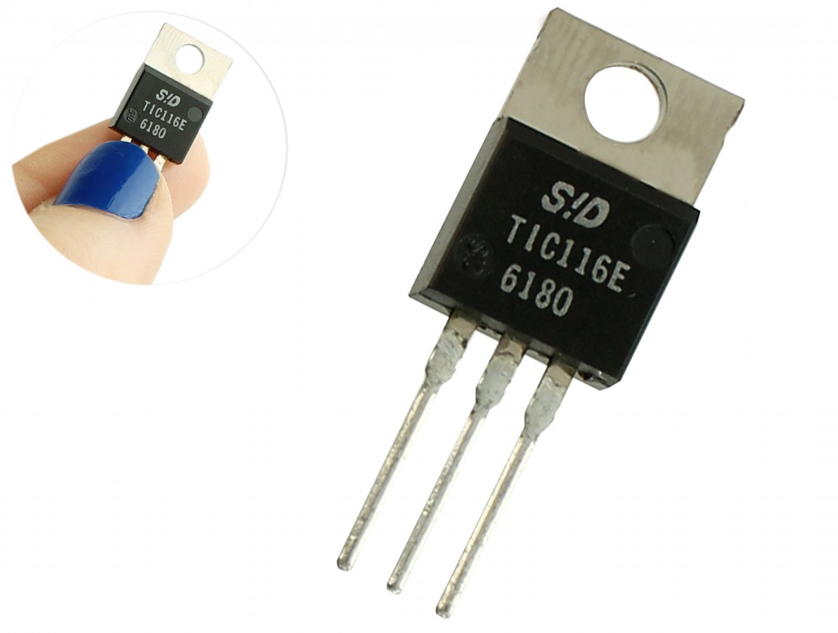 Tiristor TIC116E - UsinaInfo