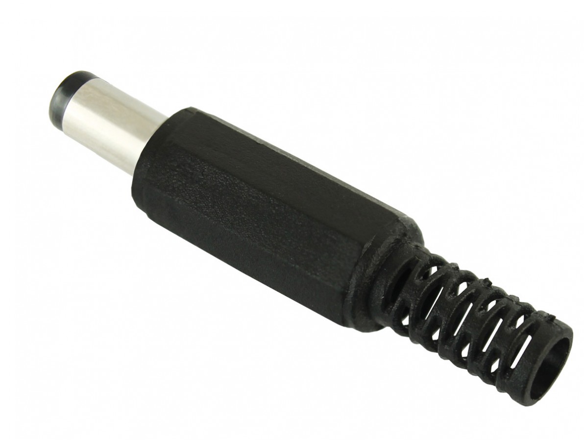 Conector P4 / Plug P4 2,1x5,5mm - Usinainfo