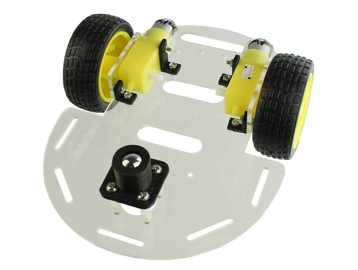 Carrinho Arduino / Carro Robô 2WD 80RPM Acrílico 3mm - Kit Chassi ...