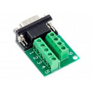 Conector DB9 Serial RS232 - Macho - Usinainfo