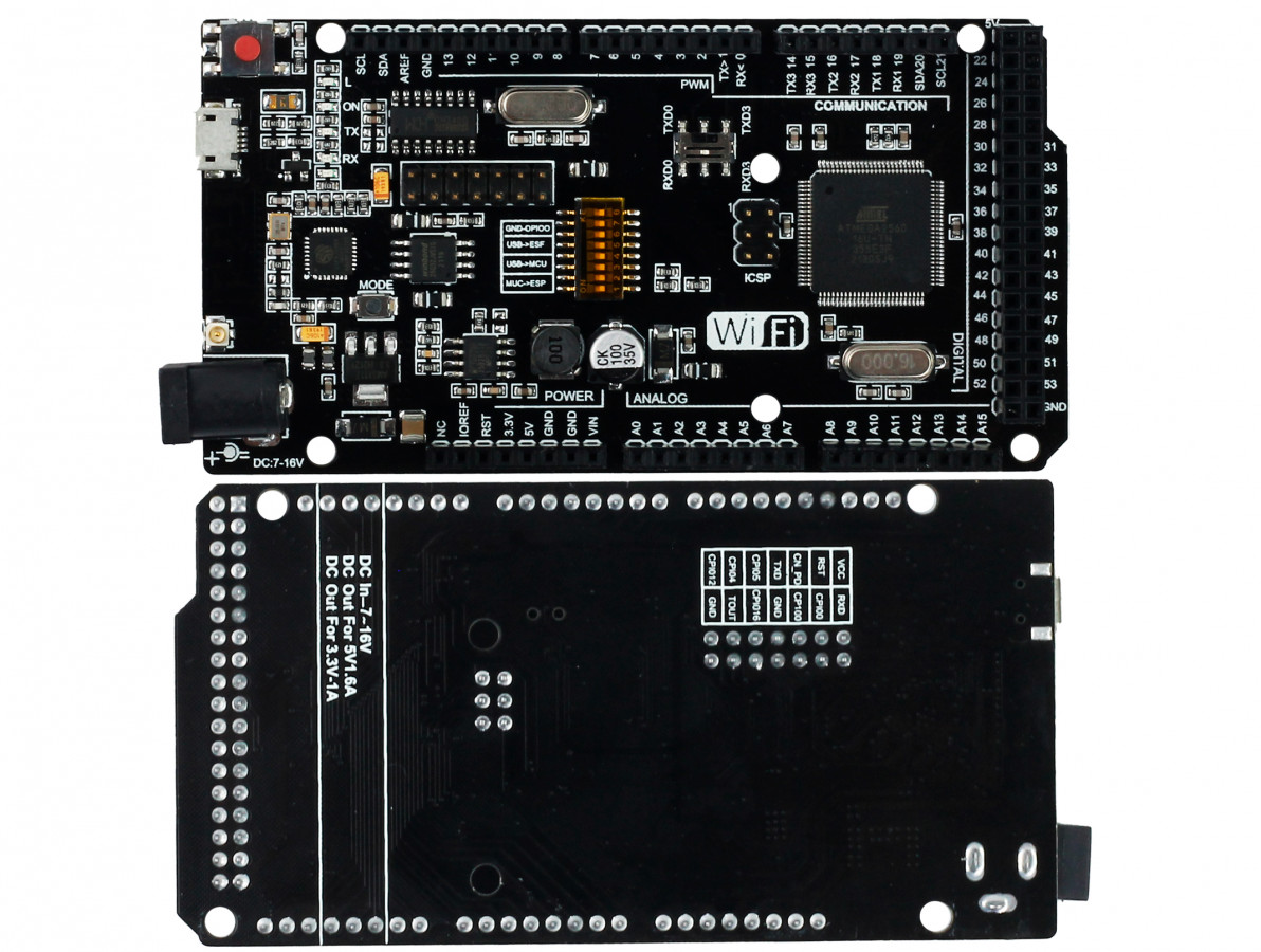 Arduino Mega 2560 Wifi Esp8266 Pcb Circuits