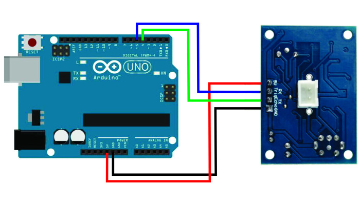 Sensor Ultrassônico JSN-SR04M-2 a Prova D'água + Módulo para Arduino ...