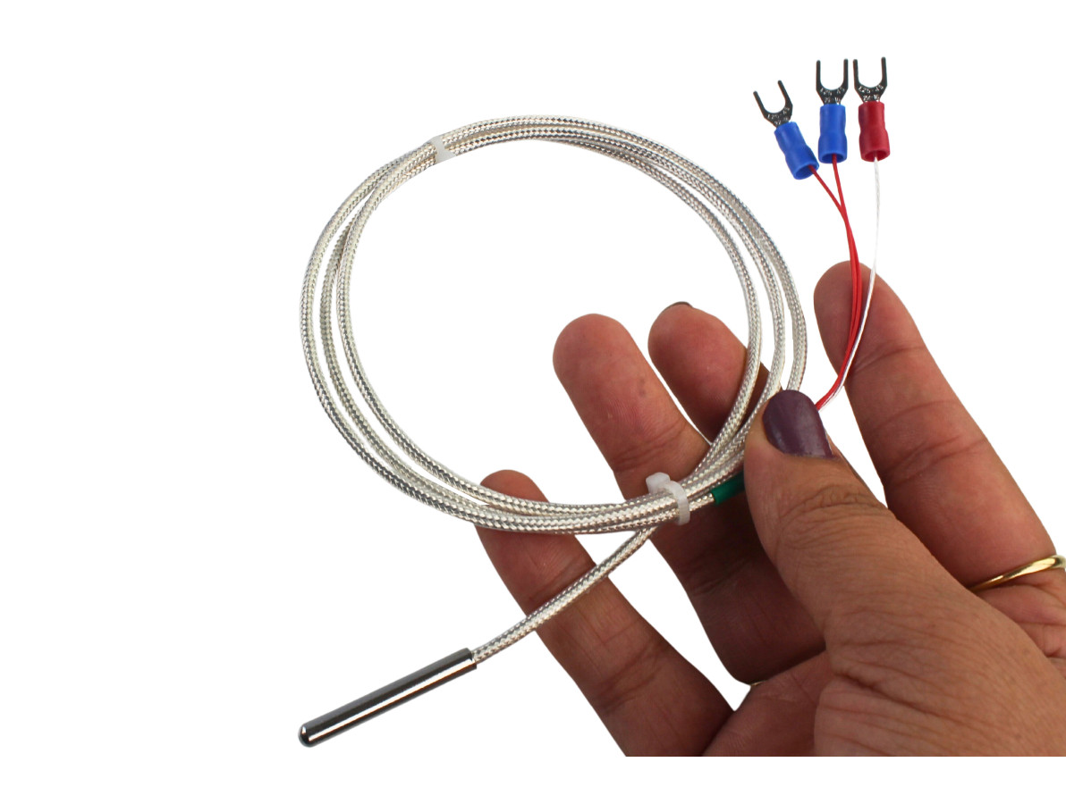 Sensor De Temperatura Pt100 4x30mm Tipo Sonda com 3 Fios - Usinainfo