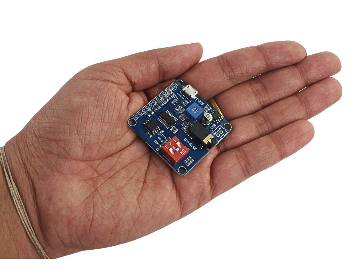 Módulo de reprodução MP3 Arduino 5W DY-SV8F - Usinainfo