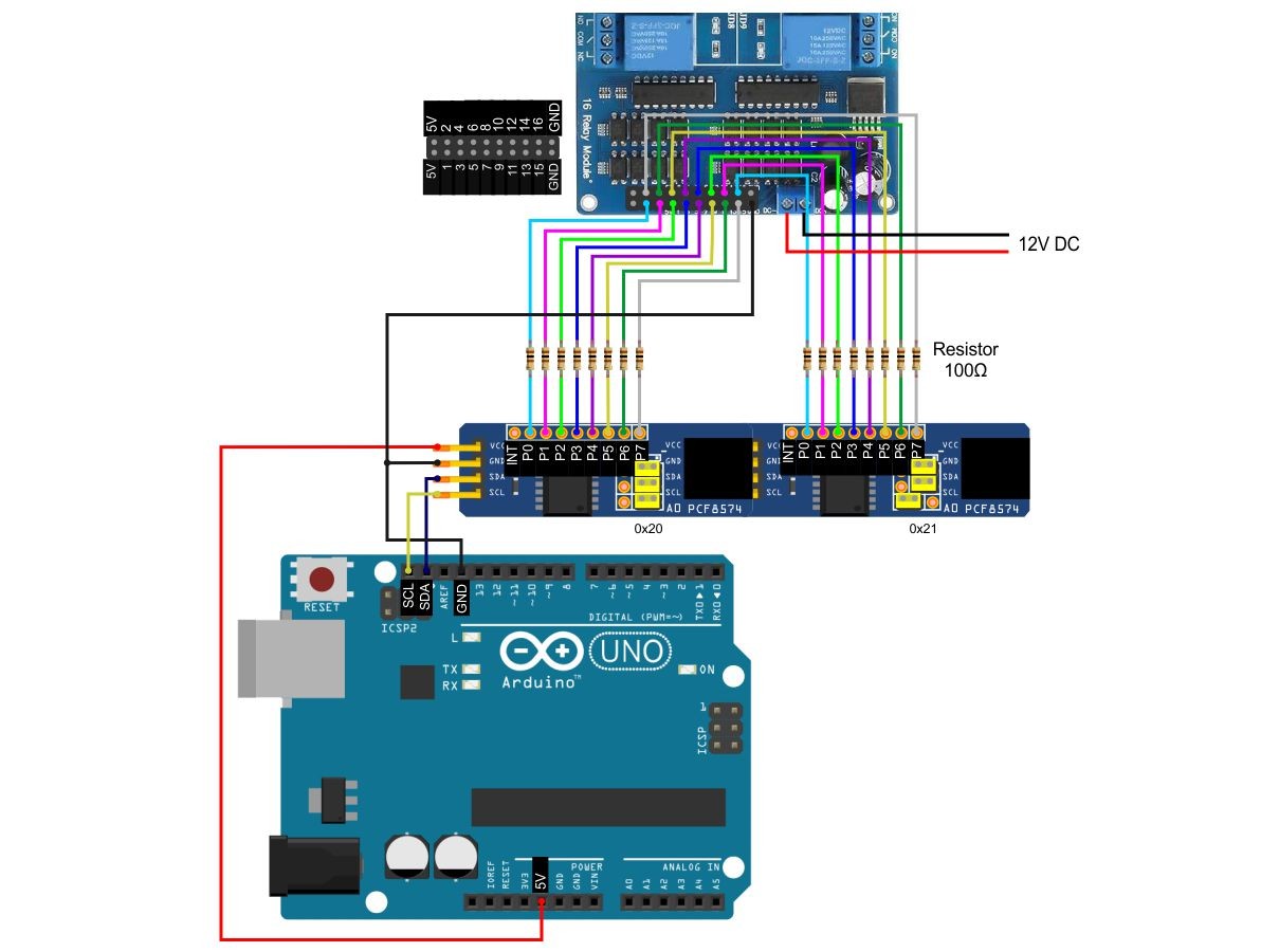 Expansor de Portas I2C PCF8574 8 Bits - Usinainfo