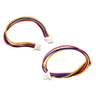 Cabo Conector JST XH2.54 2 Pinos Fêmea com Fio + Conector Macho - Usinainfo