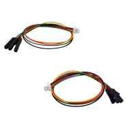 Cabo Conector JST XH2.54 2 Pinos Fêmea com Fio + Conector Macho - Usinainfo