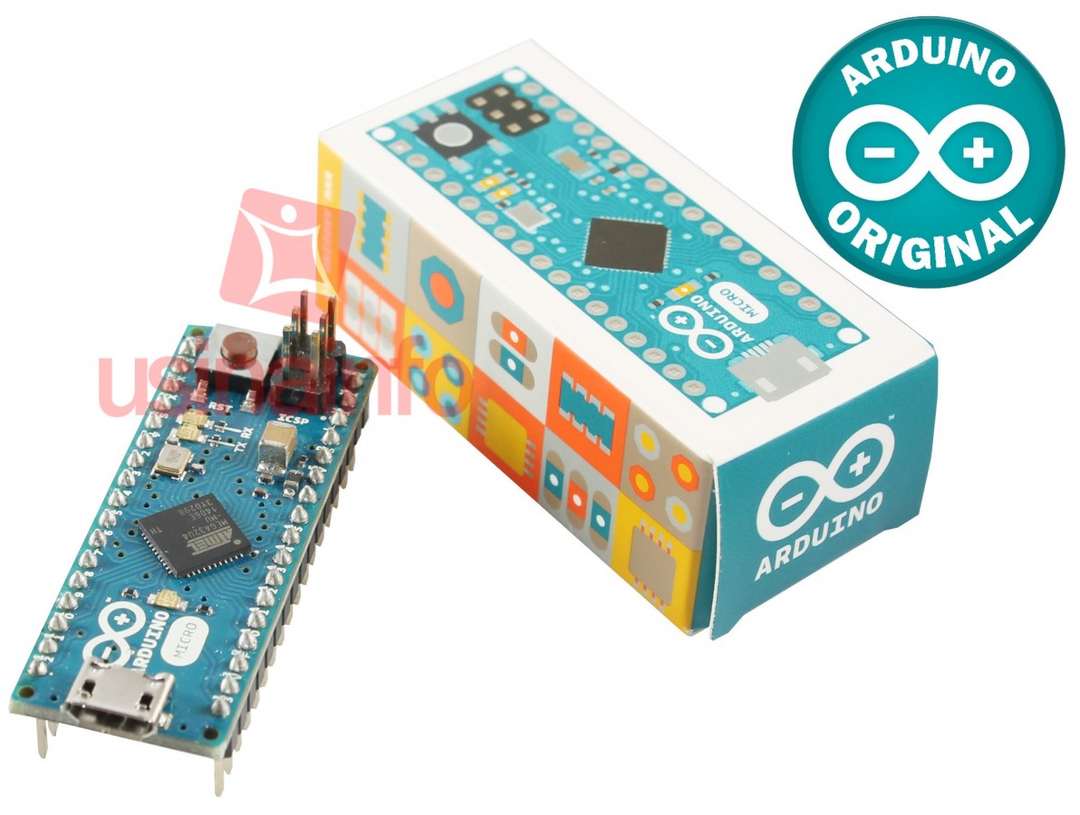Arduino Micro, compre o arduino Original Itália - Usinainfo Arduino Micro, compre o arduino Original Itália - Usinainfo