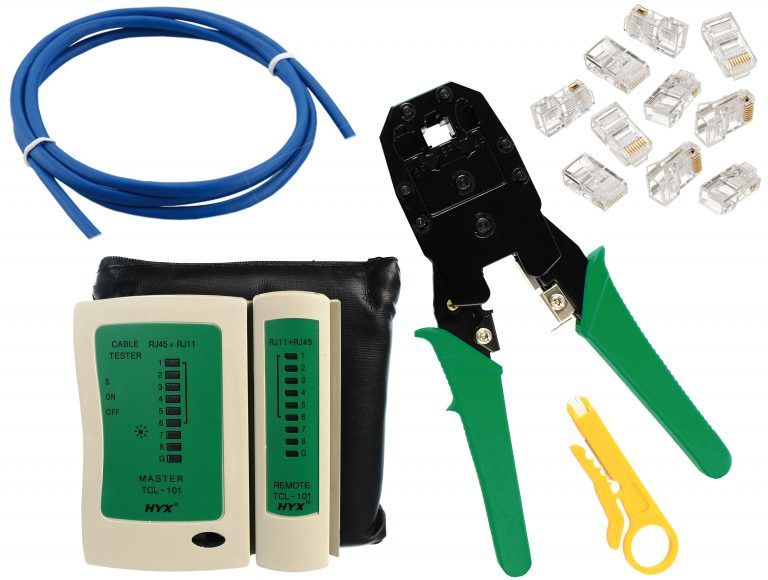 Como Crimpar Cabo de Rede com o Kit Crimpagem RJ45 - Blog UsinaInfo