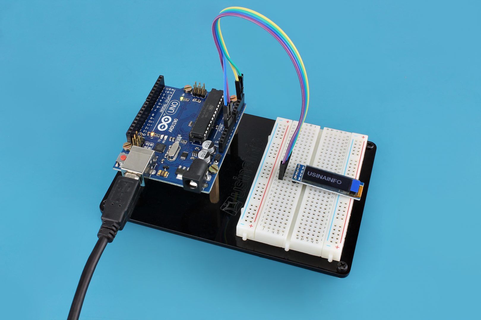 Projeto Arduino com Display OLED - Blog Usinainfo