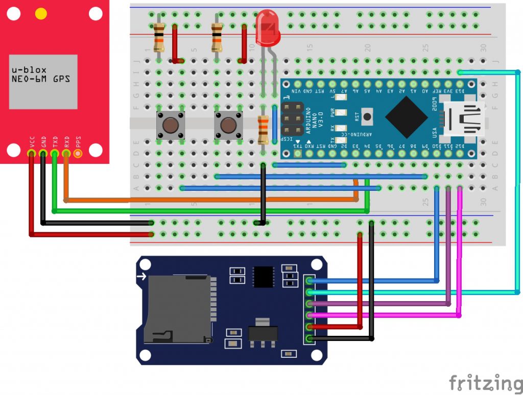 Projeto Arduino GPS 6M Registrando Localização - Blog Usinainfo