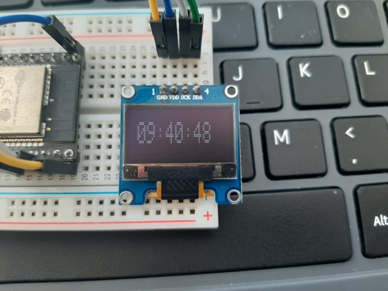 Esp32 Projeto Relógio Oled Com Protocolo Ntp Blog Usinainfo