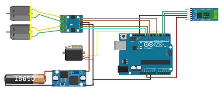 Carrinho Arduino de Eixo Móvel com Controle via Blynk - Blog Usinainfo